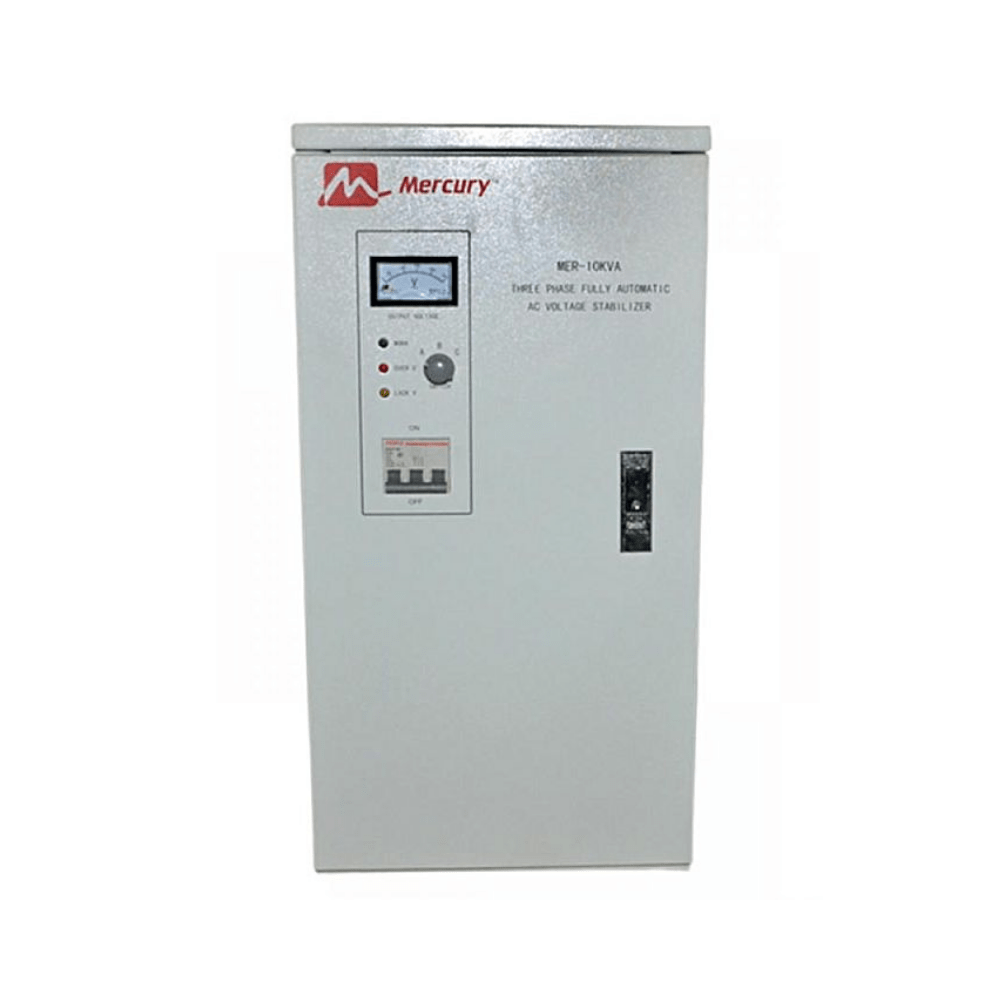 Mercury 15kVA 3-Phase Fully Automatic AC Voltage Stabilizer – Servo AVR ...